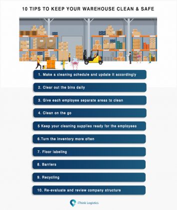 How to keep your warehouse clean and safe? | iThink Logistics | Blogs