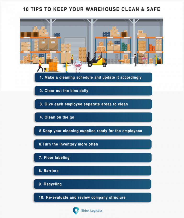 How to keep your warehouse clean and safe? | iThink Logistics | Blogs
