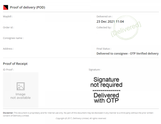 Importance of Proof Of Delivery | iThink Logistics