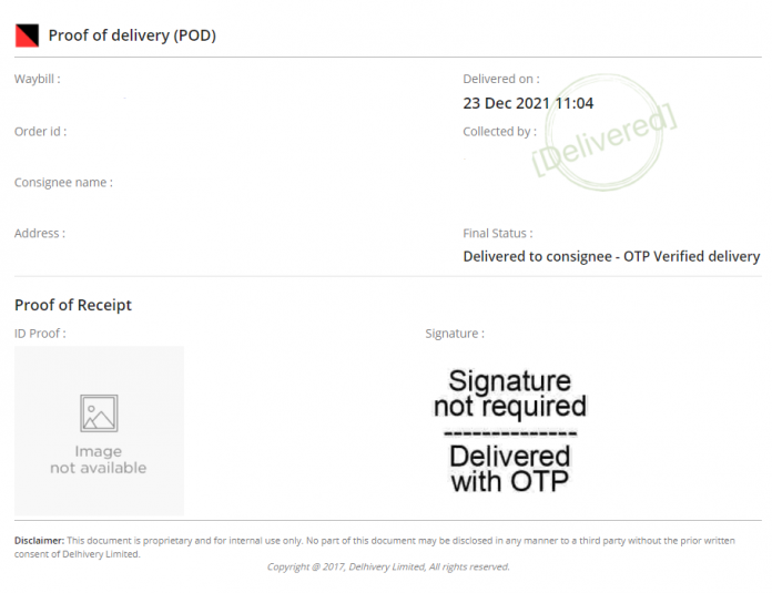 Importance of Proof Of Delivery | iThink Logistics